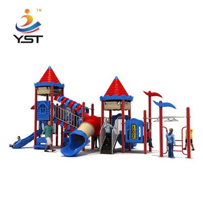 China LLDPE Galvanized Pipe Outdoor Slide Playground Anti Static for sale