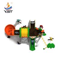 China 114mm Pipe Amusement Park Plastic Playground Slide OEM Anti Static for sale
