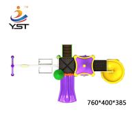 China Amusement Park Children Plastic Slides Kids Outdoor Playground Items for sale