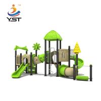 China Colorful Outdoor Playground Equipment Kids Outside Plastic Slide for sale