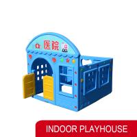 China Pink Sweet Candy Toys Kindergarten Indoor Plastic Playhouse For Kids for sale