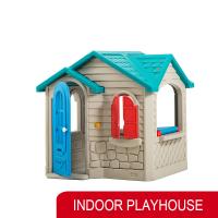 China Outdoor Indoor Plastic Playhouse Kindergarten Castle Cubby House For Kids for sale