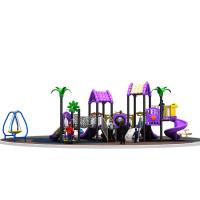 China Plastic Kids Playground Slide 304# Stainless Equipment Outdoor UV Resistance for sale