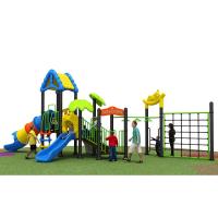 China Preschool Trendy Kids Playground Slide SS304 Children Plastic Park Equipment Indoor for sale