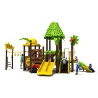 China Colorful Playground Backyard Outdoor Slide 19033 Commercial Children Garden for sale
