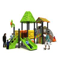 China Outdoor Custom Playground Kids Plastic Slide 19034 PVC Coated Entertainment Funny for sale