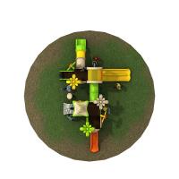 China Multifunction Kids Playground Slide Children Plastic Outdoor for sale