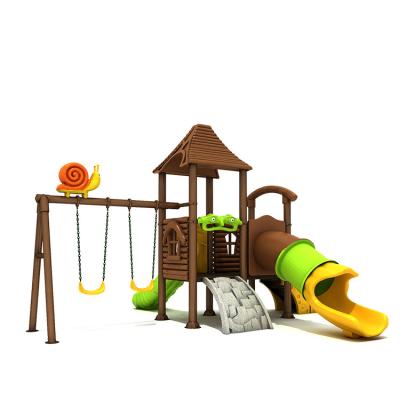 China YST-19042 Custom Kids Playground Slides Plastic Forest Theme Amusement for sale