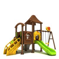 China YST-19042 Custom Kids Playground Slides Plastic Forest Theme Amusement for sale