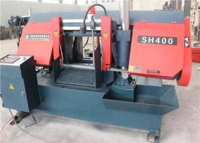 China Heavy Duty CNC Metal Bandsaw Machine Hand Saw Belt Tighten Style With Stable Descending Speed for sale