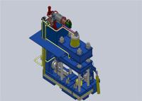 China 90 Degree Bending Elbow Bent Machine , Induction Elbow Machine 11 - 110KW Motor Power for sale