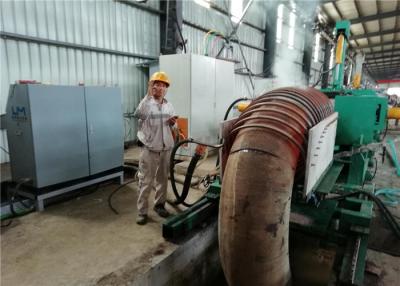 China Oil Pipeline 3D Long Radius Elbow Bending Process Machine Induction Heating for sale