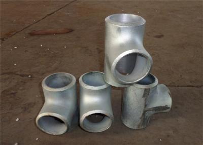 China Butt Welding Steel Pipe Fittings Tee A234 WPB SCH80 Tee Bevel End Design for sale