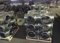 China DIN Butt Welded Carbon Steel Tee Steel Pipe Fittings In Plumbing Pipeline System for sale