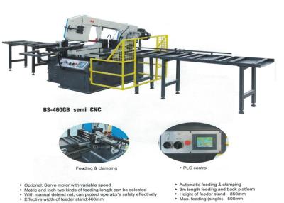 China 2.2Kw 96MPM Band Saw Machine For Wood Cutting for sale