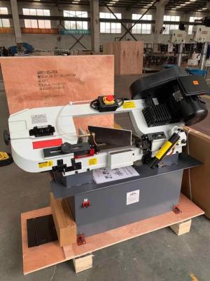 China Single Column Semi Automatic Hydraulic Bandsaw Machine Scissors Type for sale