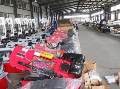 China Double Column Angle Cut 45 Degree Mini Bandsaw Machine Semi Automatic for sale