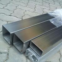 China ASTM BA Stainless Steel Pipe Square Welded Tube 6MM Wall for sale