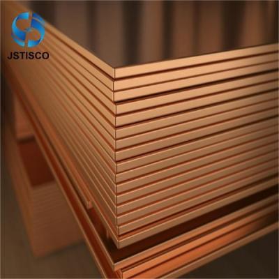 China 0.1mm To 500mm Pure Copper Plate  3MM Copper Sheet for sale