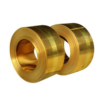 China Brass Coil H63 Copper Strip Copper Thin Sheet Brass Heating Coil for sale