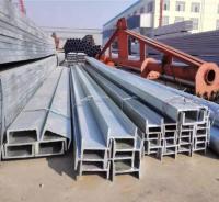 China Q235 H Shaped Corrugated Galvanised Steel Beams 100 X 50MM for sale
