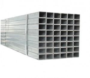 China Q215 Square Steel Galvanized Pipe Structure Rectangular Steel Tube for sale