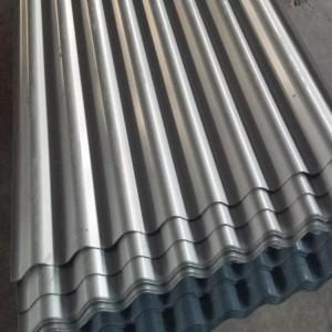 China Zinc Corrugated Steel Products Galvanized Corrugated Steel Iron Roofing Tole Sheets 1219mm for sale