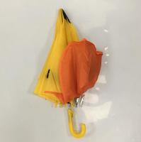 China 18 Inches Manual Open Cute Cartoon Duck Umbrella Waterproof Polyester for sale