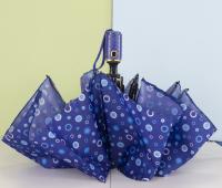 China 3 Fold Ladies Umbrella 8mm Metal Shaft Auto Open Close Digital Printing for sale