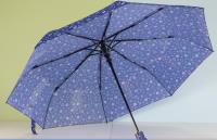 China 3 Fold Ladies Umbrella 8mm Metal Shaft Auto Open Close Digital Printing for sale