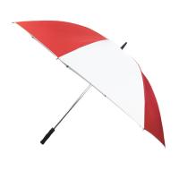 China Fiberglass Frame 190T Pongee Golf Umbrella 68 Inch Large Oversize Vented Auto Open for sale
