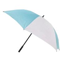 China Fiberglass Frame 190T Pongee Golf Umbrella 68 Inch Large Oversize Vented Auto Open for sale