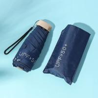 China Custom Logo 5 Foldable Mini Pocket Umbrella 19inch UV Protection Sunblock Rain for sale
