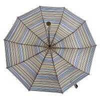 China 21 Inch Auto Open Close Travel Umbrella Golden Frame Waterproof Pongee 8 Ribs for sale
