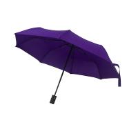 China RPET Pongee Windproof Travel Umbrella Auto Open Closed 21 Inch 8 Ribs Metal Shaft for sale
