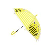 China Custom Kids Umbrella 18inch 190T Pongee Animal Pattern Bees Owl Ladybug Manual Auto Open for sale
