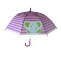 China Custom Kids Umbrella 18inch 190T Pongee Animal Pattern Bees Owl Ladybug Manual Auto Open for sale