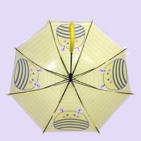China Custom Kids Umbrella 18inch 190T Pongee Animal Pattern Bees Owl Ladybug Manual Auto Open for sale