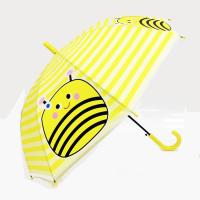China Custom Kids Umbrella 18inch 190T Pongee Animal Pattern Bees Owl Ladybug Manual Auto Open for sale