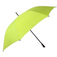 China 30 Inch Rubber Handle Auto Open Golf Umbrella Fiberglass Frame for sale
