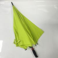China 30 Inch Rubber Handle Auto Open Golf Umbrella Fiberglass Frame for sale