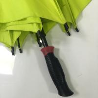 China 30 Inch Rubber Handle Auto Open Golf Umbrella Fiberglass Frame for sale