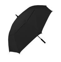 China Customized Logo Windproof Fiberglass Golf Umbrella Double Canopy for sale