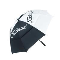 China Customized Logo Windproof Fiberglass Golf Umbrella Double Canopy for sale