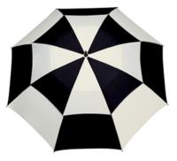 China Customized Logo Windproof Fiberglass Golf Umbrella Double Canopy for sale