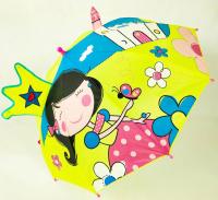 China Custom Kids Umbrella 18 Inch 6 Panels 190T Pongee 3D Animal Pattern for sale
