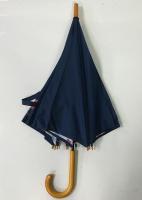 China Metal Shaft Auto Open Wooden Umbrella With Two Layers for sale
