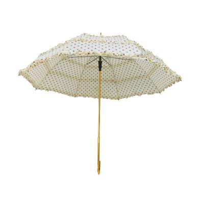 China Fashion Ladies Folding Umbrella 23 Inch Auto Open Waterproof Pongee for sale