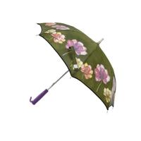 China 18 Inch Kids LED Umbrella with Magic Printing Fiberglass Ribs Auto Open Close for sale