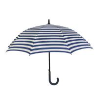 China 110cm Auto Open Umbrella Fiberglass Frame 10 Ribs Metal Shaft Rubber Handle for sale